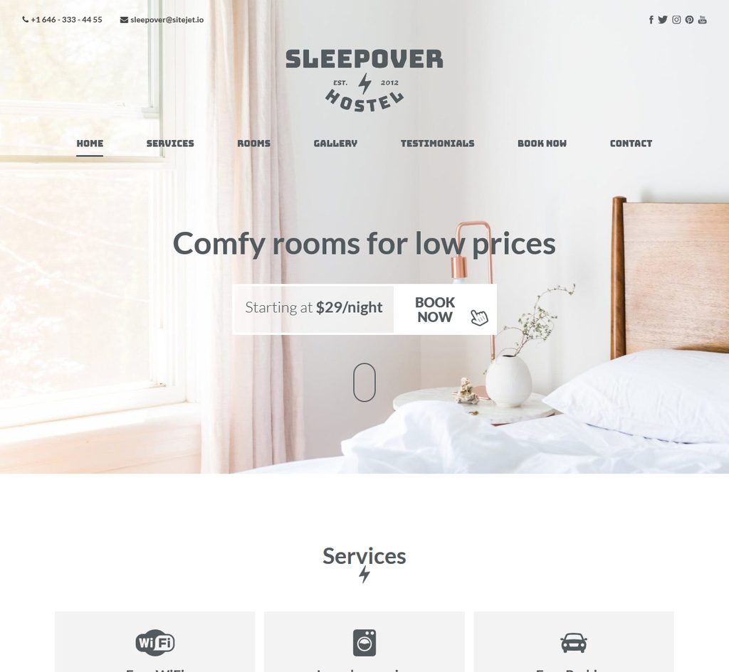 Template Showroom - Sitejet